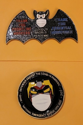 2020 Pandemic BatCoin Glow In The Dark Bat & Voltron Coin COV!D ...
