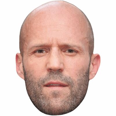 Jason Statham (Angry) Celebrity Mask, Flat Card Face | eBay