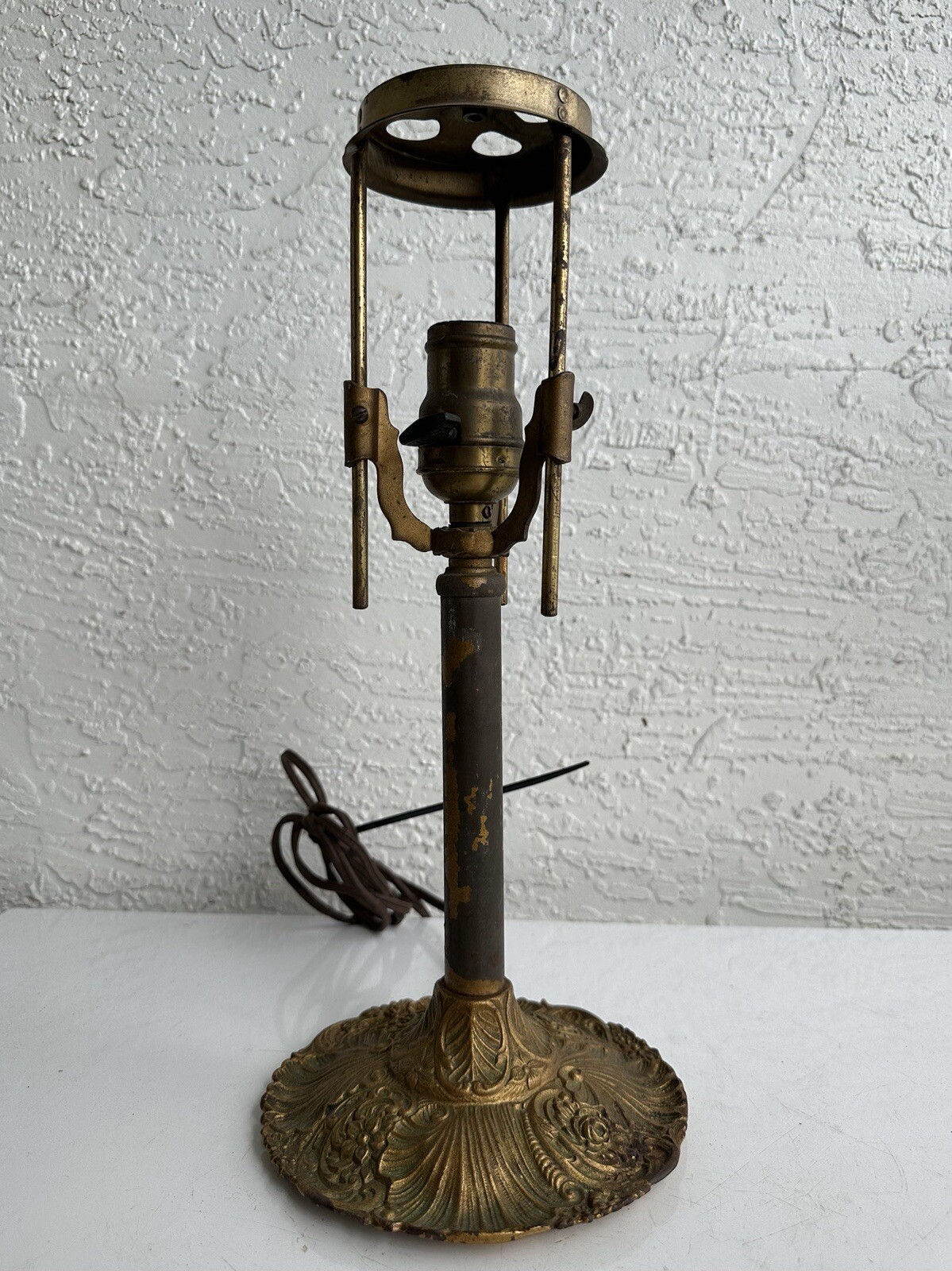 Antique Table Lamp Base Parts Restore 5W | eBay