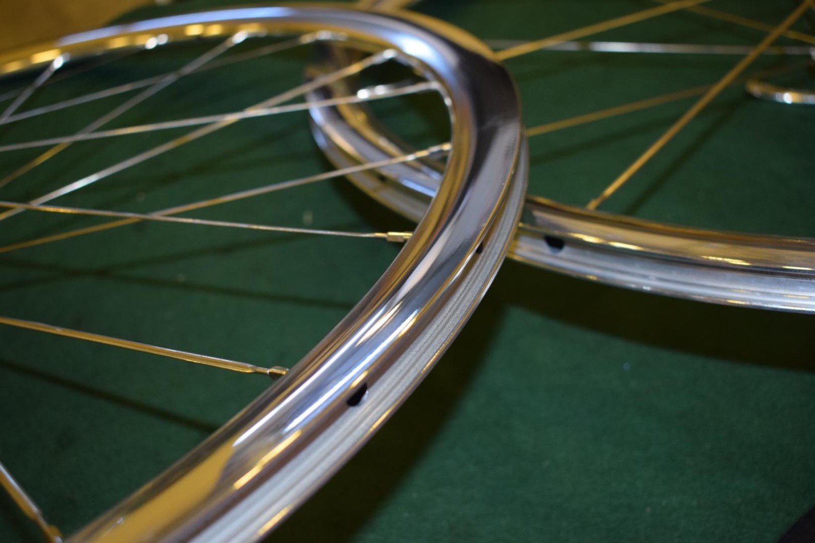 RIGIDA DP18 wheel Set 700c 28'' sealed bearing hub 8sp Aero spoke ...