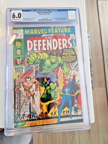Marvel Feature #1 Marvel 1971 Origin 1st Appearance Defenders CGC 6.0 ...