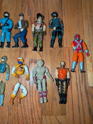 Vintage Lot 1980s GI Joe Figure Nullifier C9 ARAH Cobra Snow Serpent ...