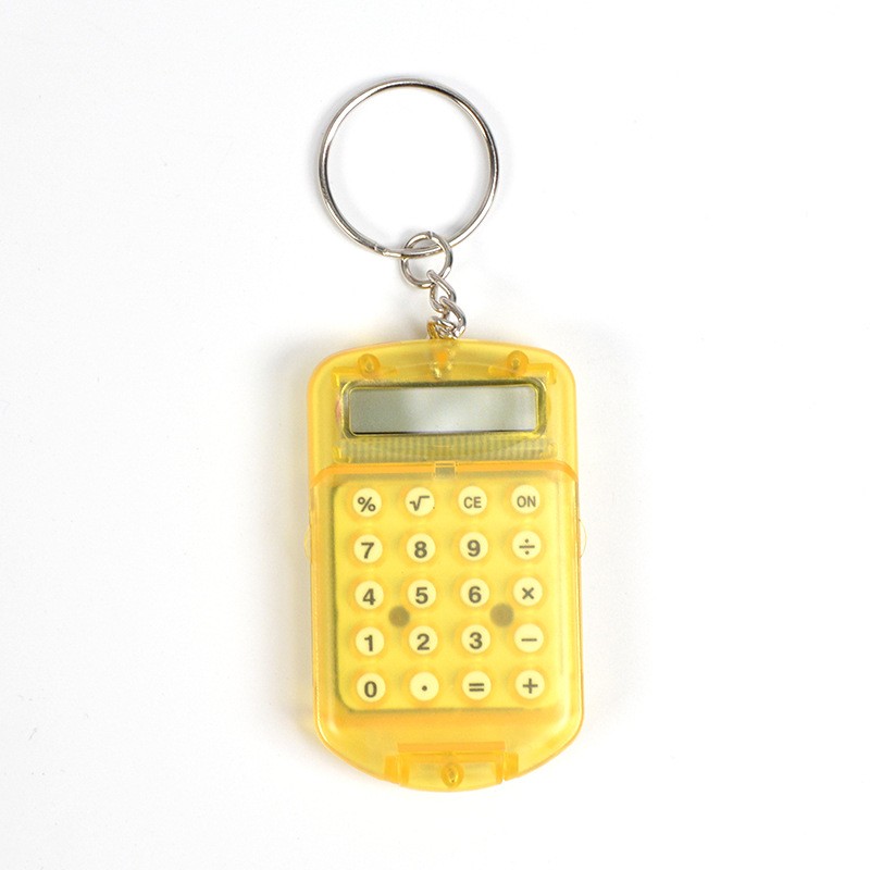 Portable Cartoon Pocket Calculator Mini Flip Calculator Keychain ...