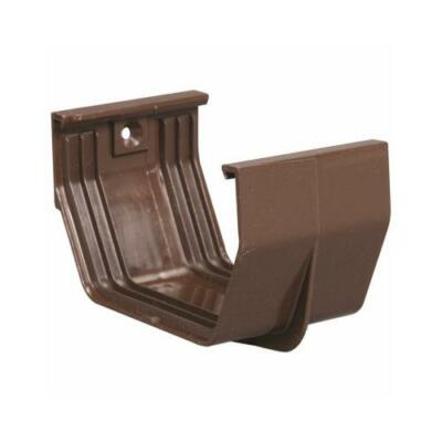 Amerimax Gutter Slip Joint Connector, Contemporary, Vinyl, Brown, 5-In ...