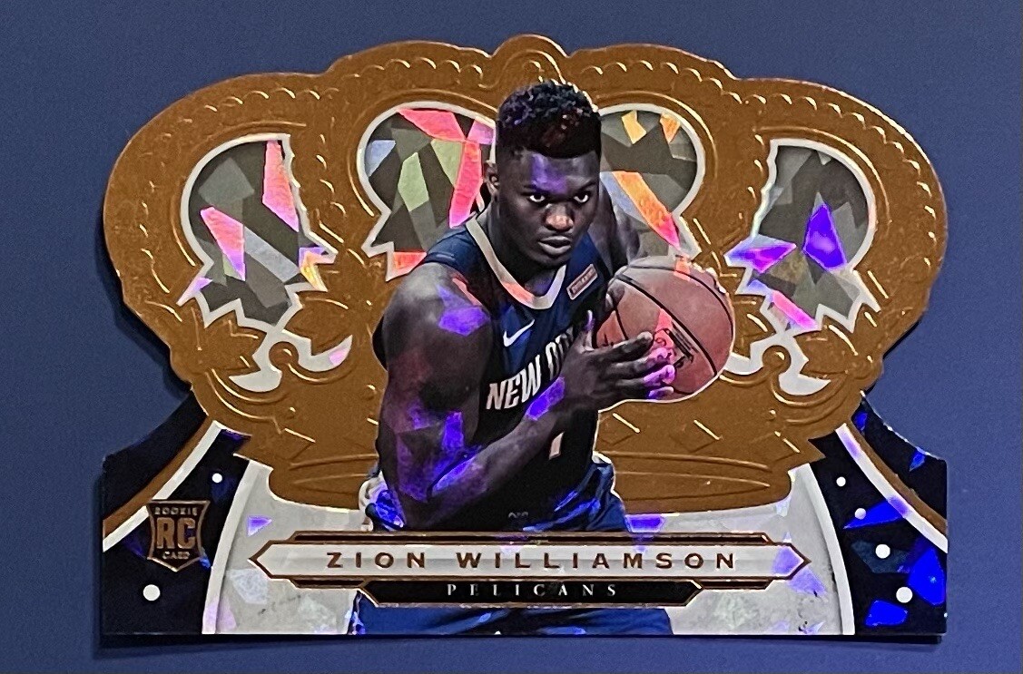 2019-20 Panini Crown Royale, Zion Williamson (RC) Crystal Card# 19 ...