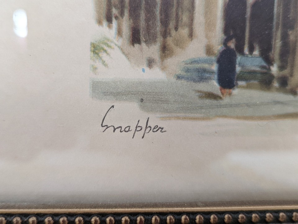 Reinier Wynand Snapper (1907 – 1988) Watercolor Painting. Beautifully ...