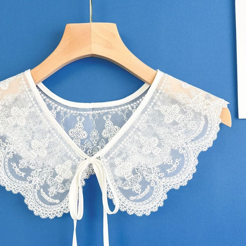 Cotton Embroidered Fake Collar Fake Collar Cloak Fake False Collars | eBay
