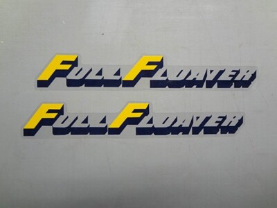 Suzuki RM250 RM125 LT250 LT500 Full Floater Swing Arm Decals Clear Back ...