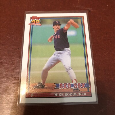 1991 topps 40 years of baseball Mike Boddicker #303 Red Sox | eBay