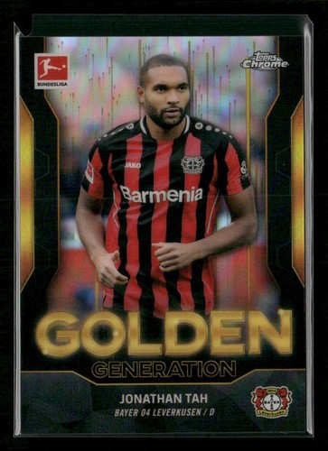2021-22 Topps Chrome Bundesliga #GG-JT Jonathan Tah Golden Generation ...