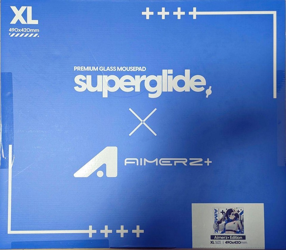 Pulsar x Aimerz Superglide Glass Mousepad Limited Edition Yuzu Gaming ...