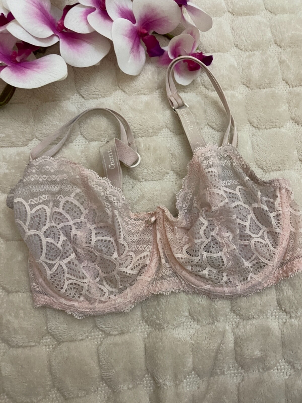 CANTELLE Unpadded underwired Bra size it 2F us 32F eu 70F pink | eBay