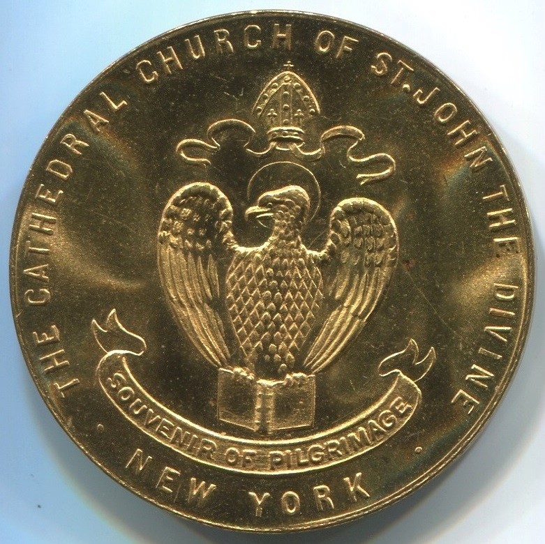 T184 New York Cathedral Church St John The Divine Pilgrimage religious ...