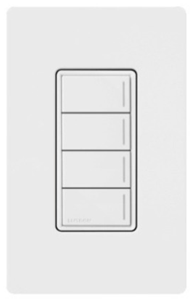 Lutron Radio RA3 Sunnata 4-Buttons Switch - White (RRST-W4B-WH) for ...