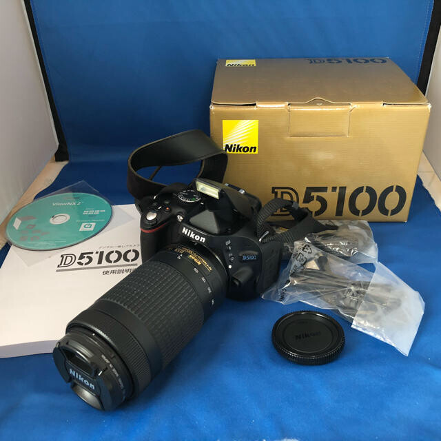 Nikon D D5100 16.2MP Digital SLR Camera - Black (Kit w/ AF-S DX VR 18 ...