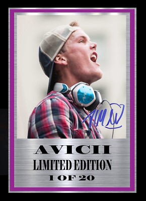 AVICII SIGNED LIMITED EDITION FRAMED | eBay