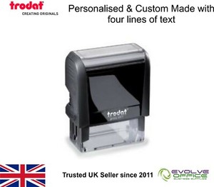 PERSONALISED SELF INK RUBBER STAMP BUSINESS,ADDRESS,NHS,DOCTOR,NURSE ...