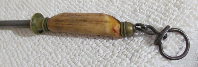 Vintage knife sharpener rod I WILSON SYCAMORE SHEFFIELD England Horn ...