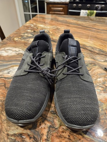 Ara Sneakers Shoe Morris Grey Knit Fabric Mesh Men's 10.5 Black Gortex ...