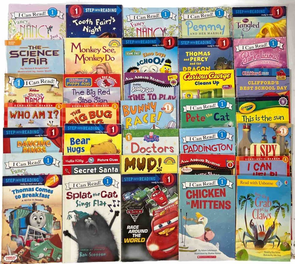 Lot of 10 Level 1 Reader Books Step Into Reading I Can Read Learn to ...