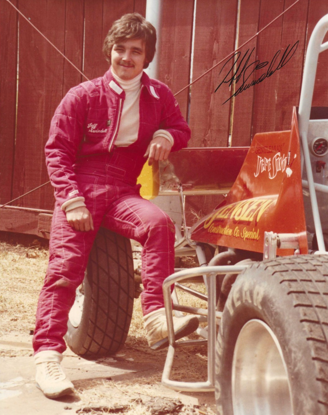 Autographed Jeff Swindell World of Outlaws Sprint Car Racing Photograph ...