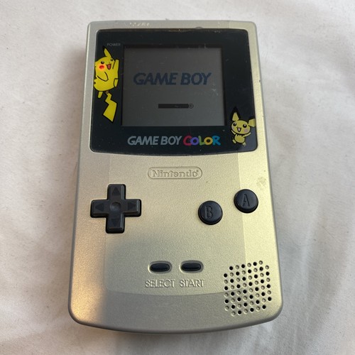 Nintendo Game Boy Color Pokemon Gold / Silver Limited OEM Shell Console ...