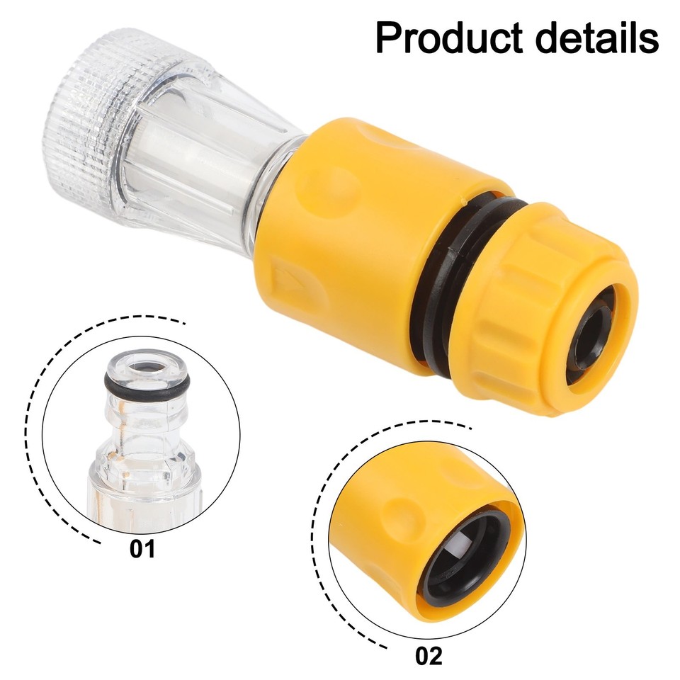 Plastic Filter Hose Joint -Tap Water Adaptor Connector Fitting For Car ...