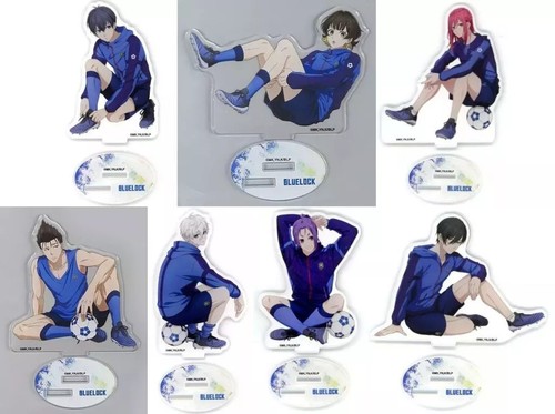Blue Lock Acrylic Stand Set 7 Characters Ichihara Chigiri Reo Rin ...
