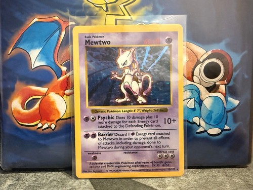 Mewtwo 010/102 Base Set (Shadowless) Holo Pokemon TCG | eBay