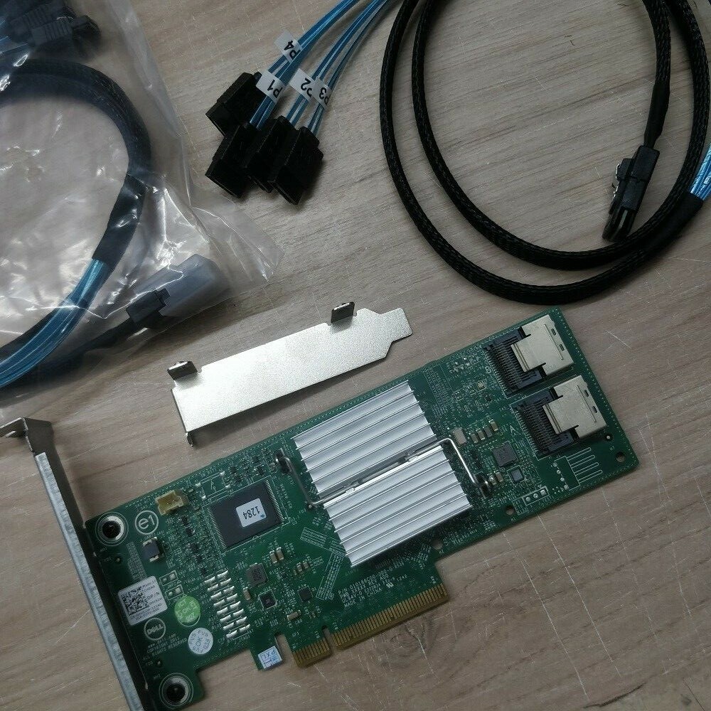 Dell PERC H310 8-Port 6Gb/s SAS Adapter RAID Controller HV52W +2PCS ...