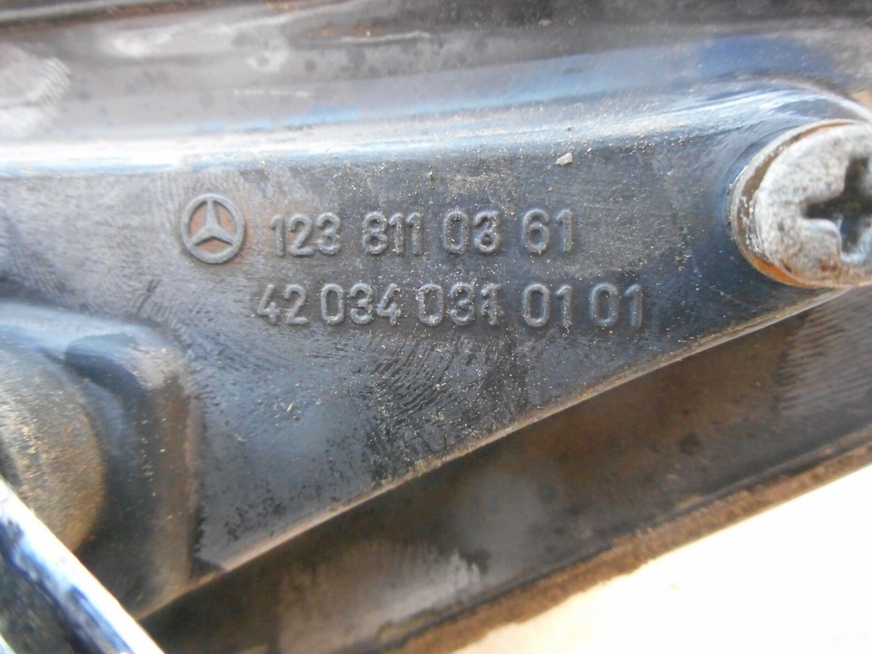 OEM Mercedes Benz W123 Left Driver's Side Rear View Door Mirror 1976 ...