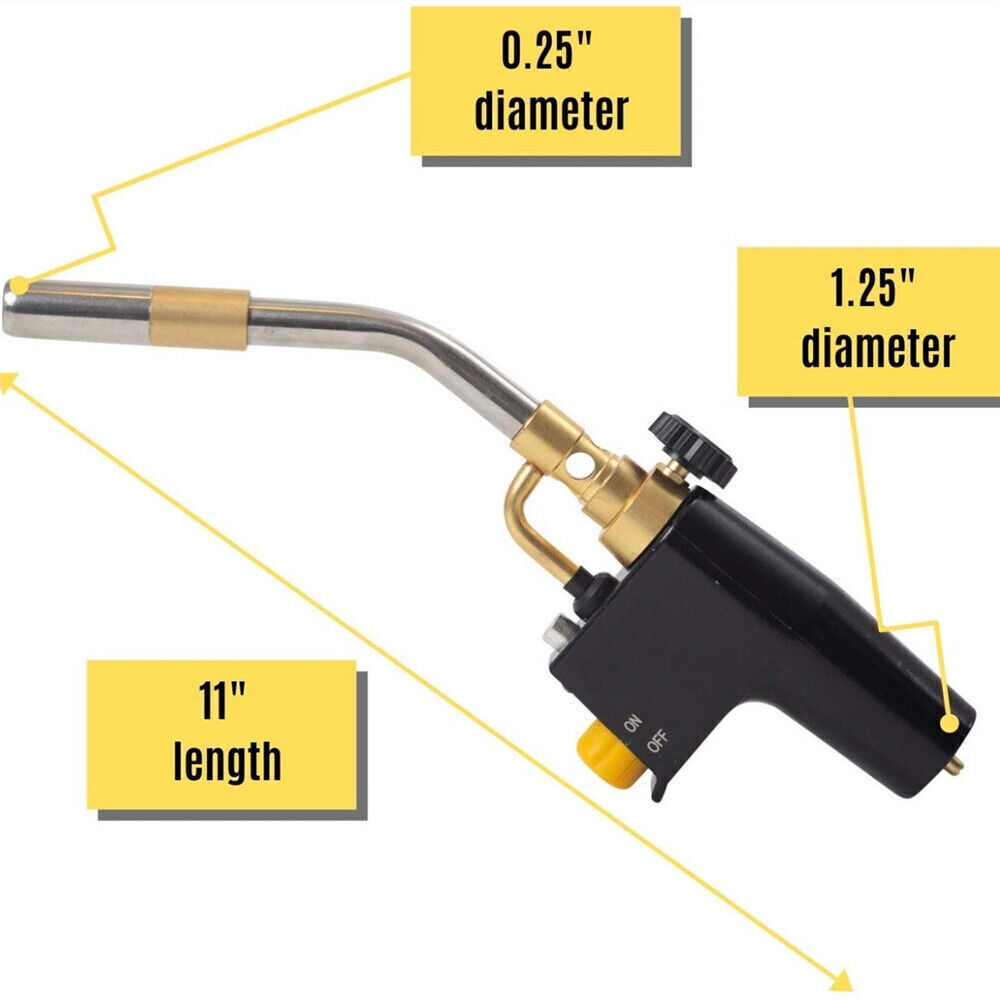 TS8000 Bernzomatic Style Blow Torch Kit Brazing Soldering Mapp Gas Map ...