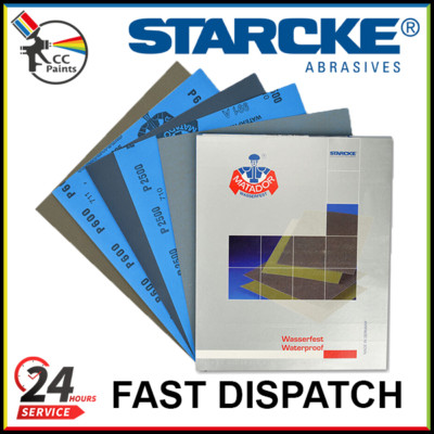 Starcke Matador Wet And Dry Abrasive Sanding Paper Sheets P60-P3000 ...