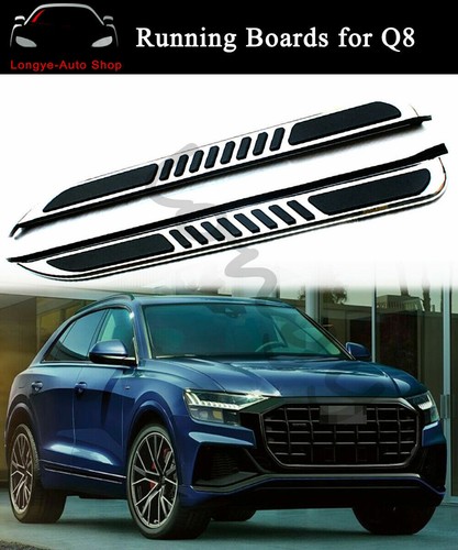 2PCS Running Boards Side Step Nerf Bars Pedals fits for Audi Q8 2020 ...