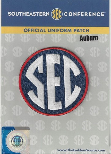 Auburn SEC Conference Jersey Uniform Patch 100% Official College Football Logo | eBay
