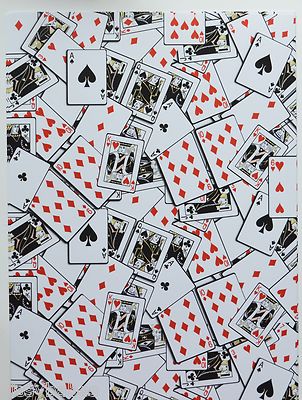2 x A4 Playing Cards Patterned Backing Paper NEW | eBay UK