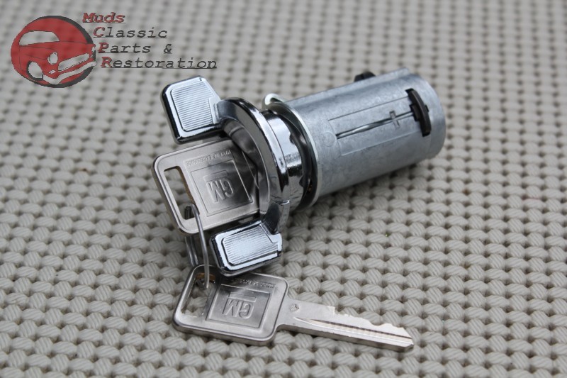 69-78 Camaro Chevelle GM Chevy Ignition Lock Cylinder w/Square Keys ...