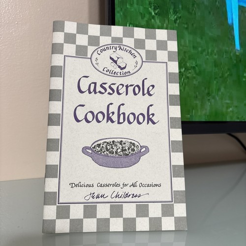 Vintage Casserole Cookbook JEAN CHILDRESS Booklet Recipes Country ...