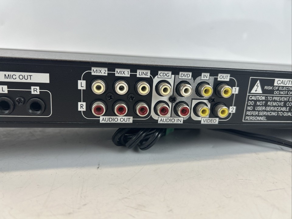 VocoPro DA-1050PRO Professional Digital Echo Karaoke Mixer Parametric ...