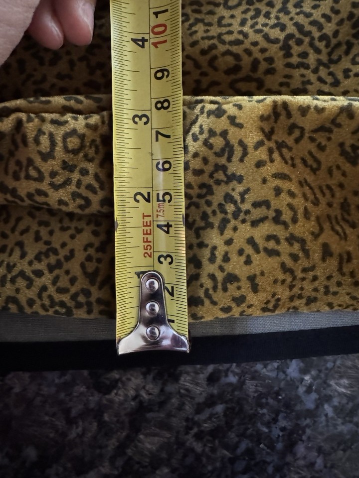 Supreme Velvet Small Messenger Bag Tan Leopard Computer, Purse New | eBay