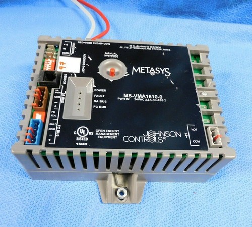 Johnson Controls Metasys MS-VMA 1610-0 Variable Air Volume Controller ...