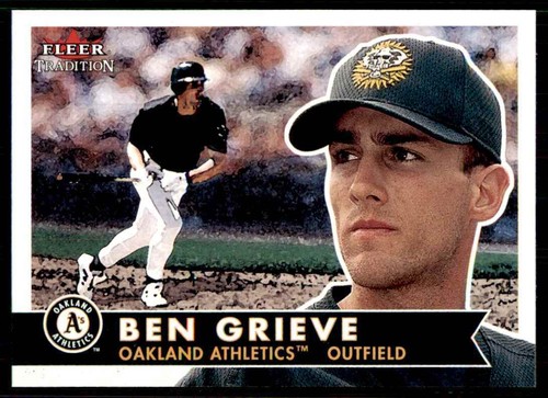2001 Fleer Tradition Ben Grieve Baseball Cards #177 | eBay