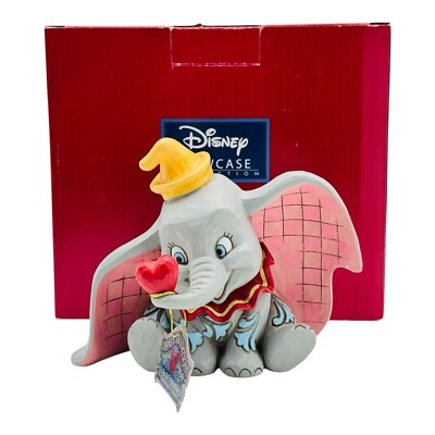 Jim Shore Disney Traditions Dumbo With Heart Valentine's Day Figurine ...