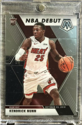 2019-20 Panini Prizm Mosaic Kendrick Nunn Rookie Card RC NBA Debut ...