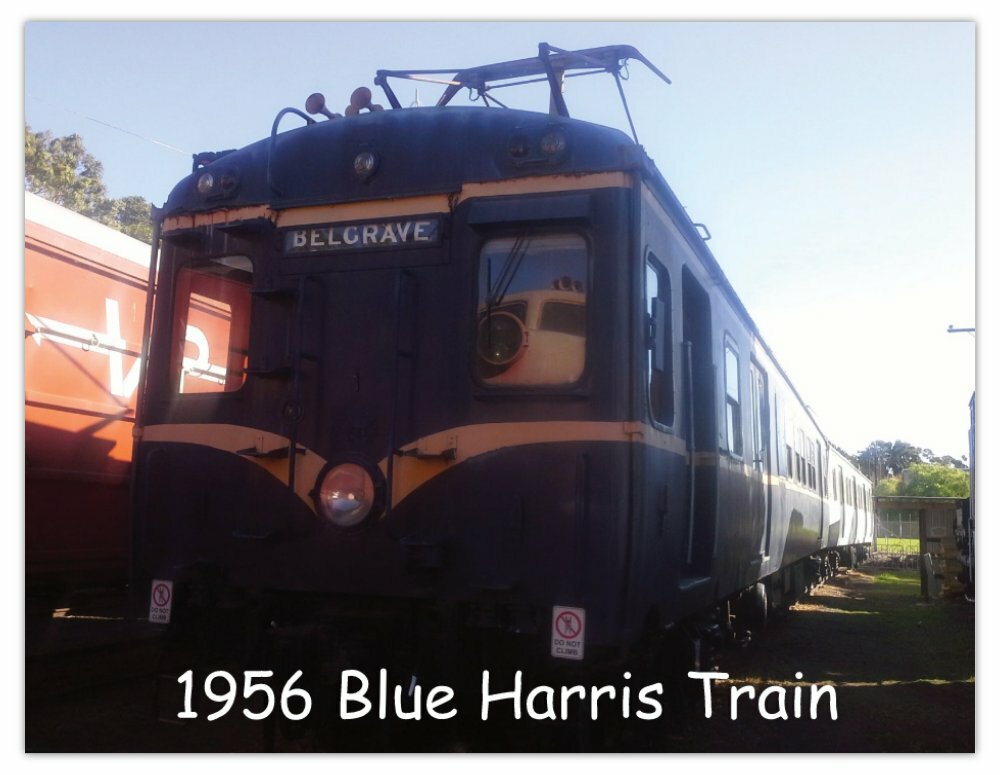 Blue Harris Train Fridge Magnet | eBay