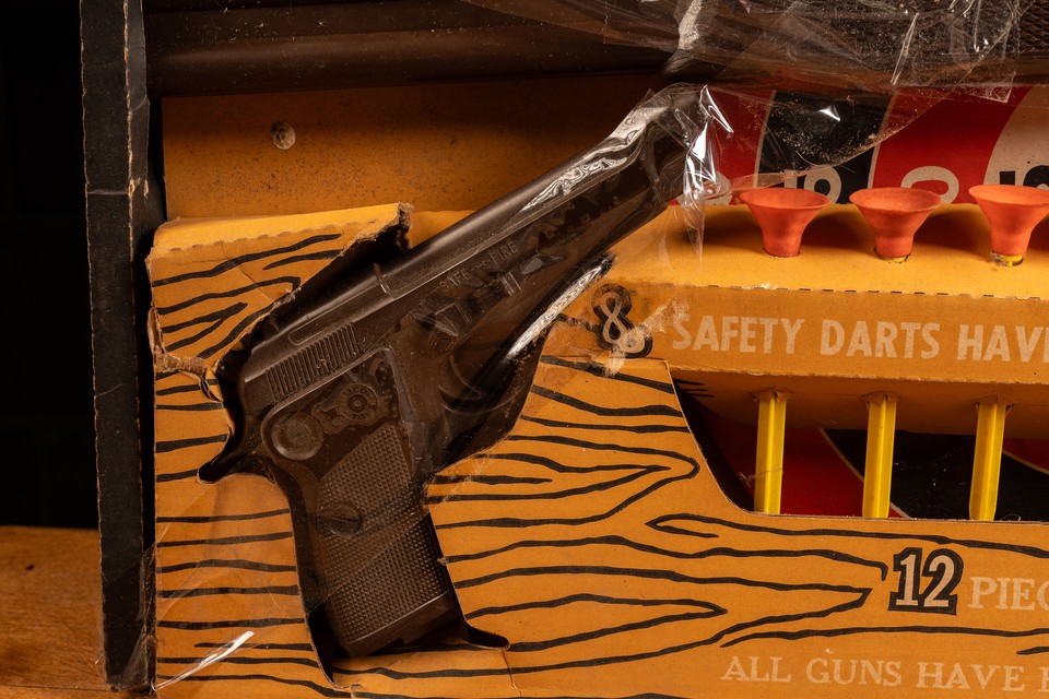 Vintage Double Barrel Dart "Force Multiplier" and Target Set | eBay