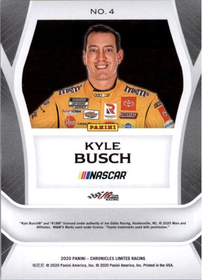 2020 Limited #4 Kyle Busch - NM-MT | eBay