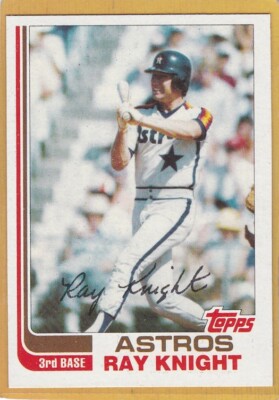 1982 TOPPS TRADED BASEBALL RAY KNIGHT #57T ASTROS NMMT/NMMT+ *A14106 | eBay