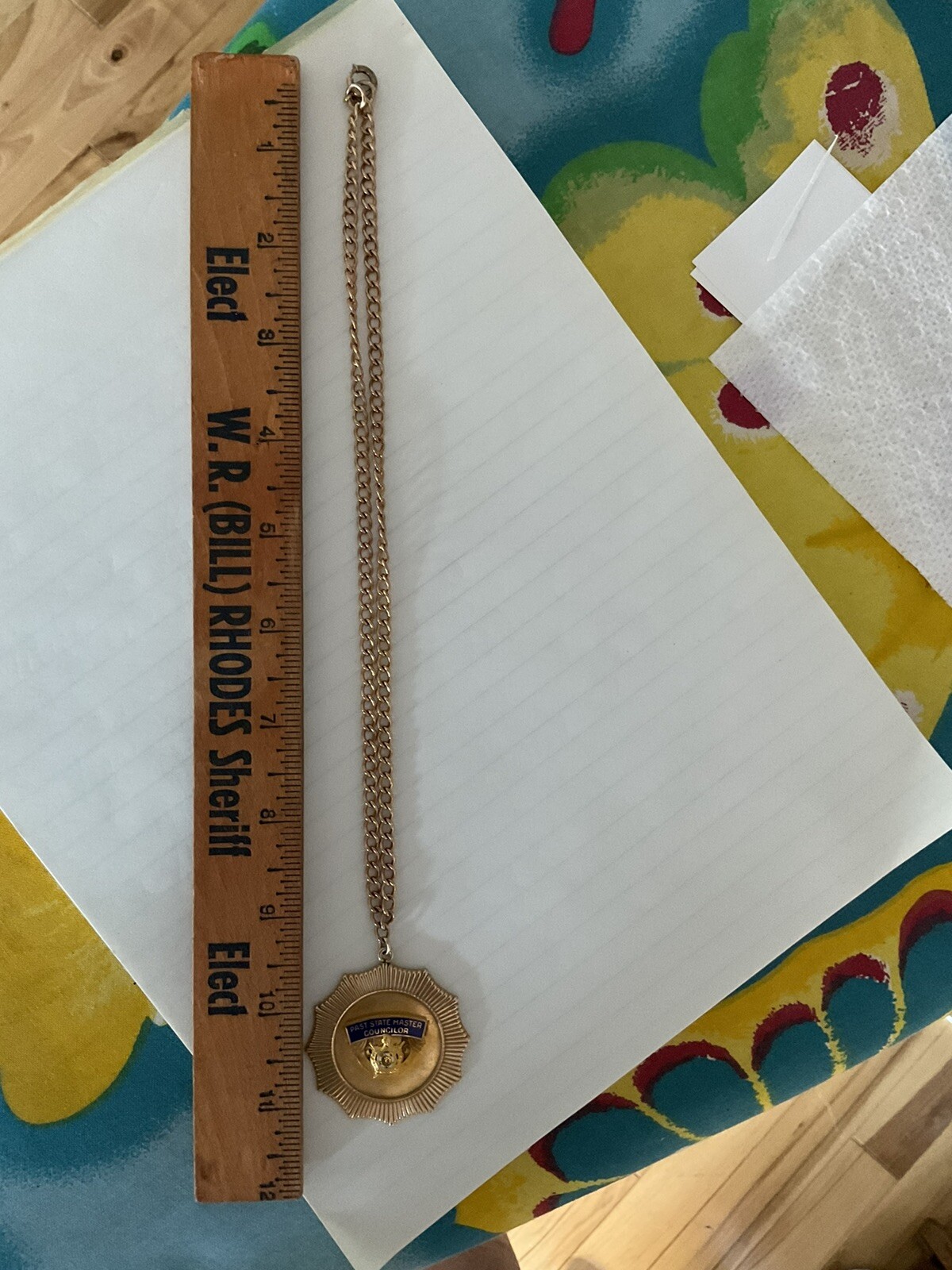 Vintage Order of the DeMolay “Past State Master Councilor” Medal ...