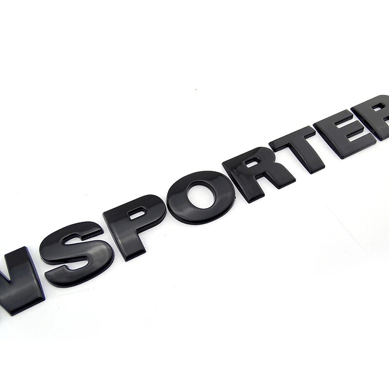 Transporter badge for vans, trucks, buses 40.5cm matte black universal ...